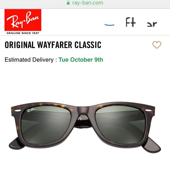 Ray-Ban | Accessories | Ray Ban Original Wayfarer Classic | Poshmark